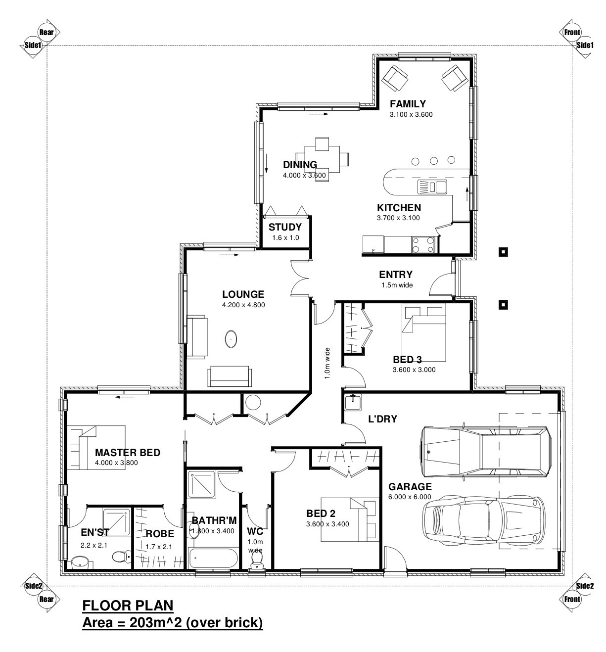 House Plan 7 | Paterson Homes Kapiti | Quality Floor Plans